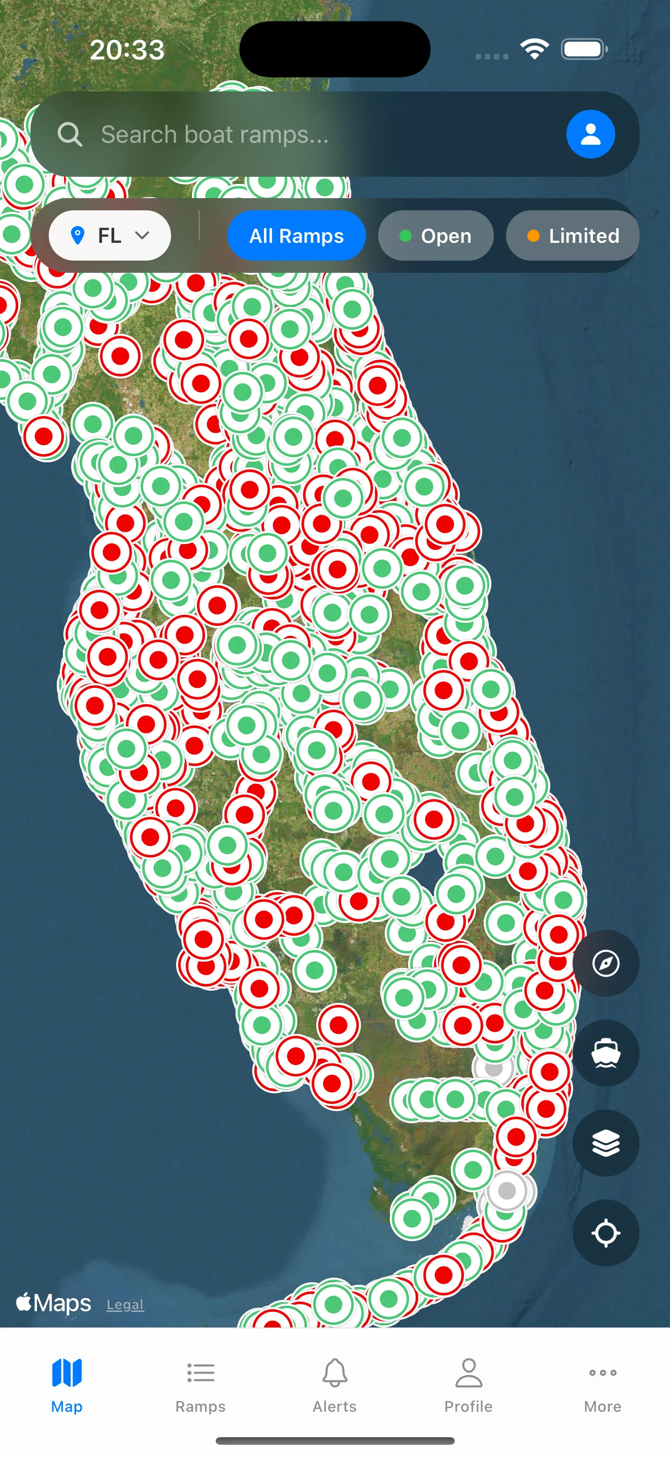 RampTracker | Real-Time Boat Ramp Conditions | US & Canada